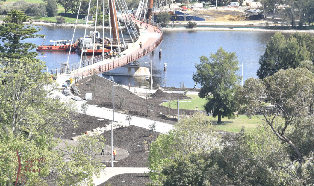 Causeway Pedestrian and Cyclist Bridges | Main Roads Western Australia