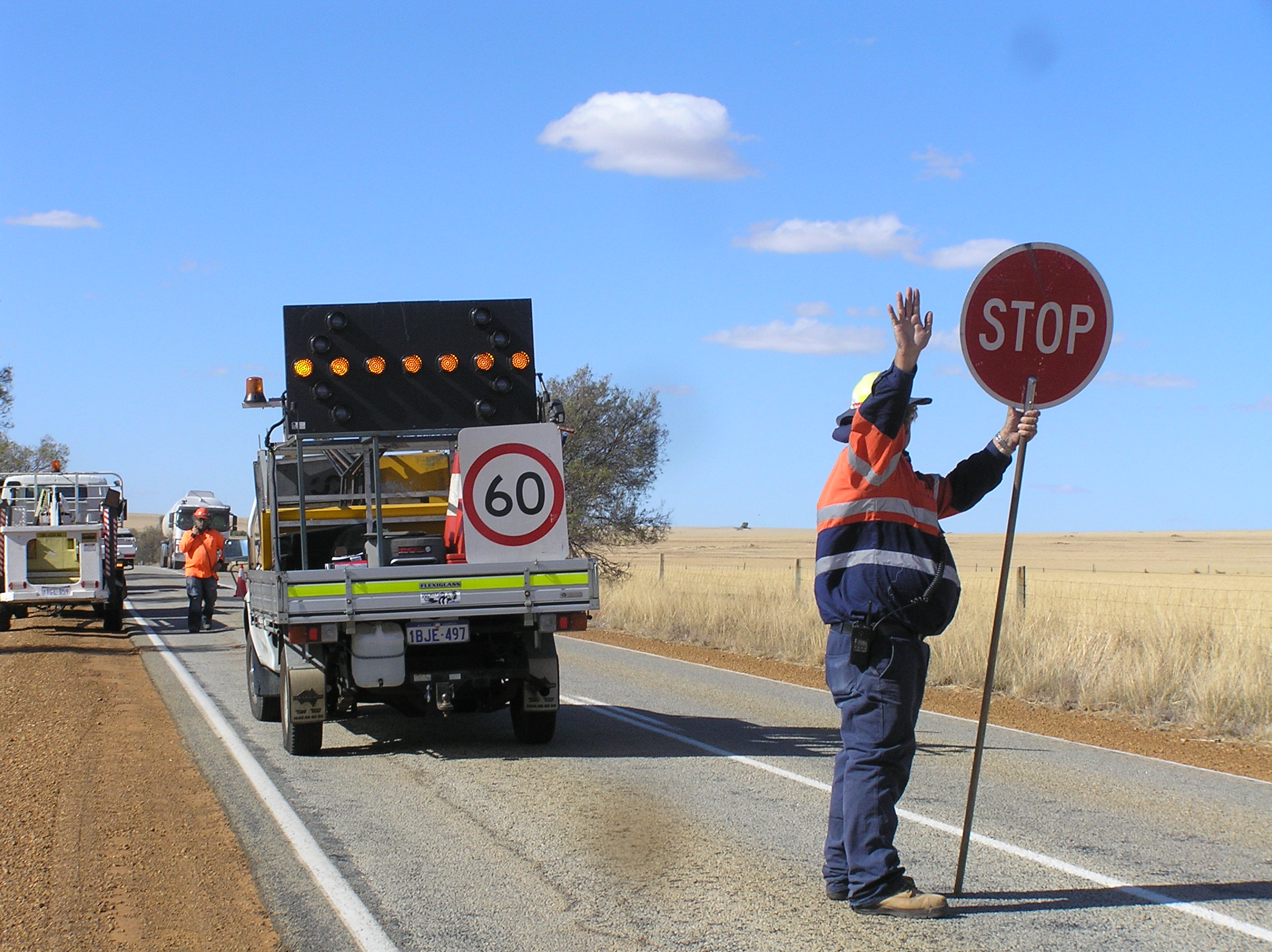 Safety for road workers | Main Roads Western Australia