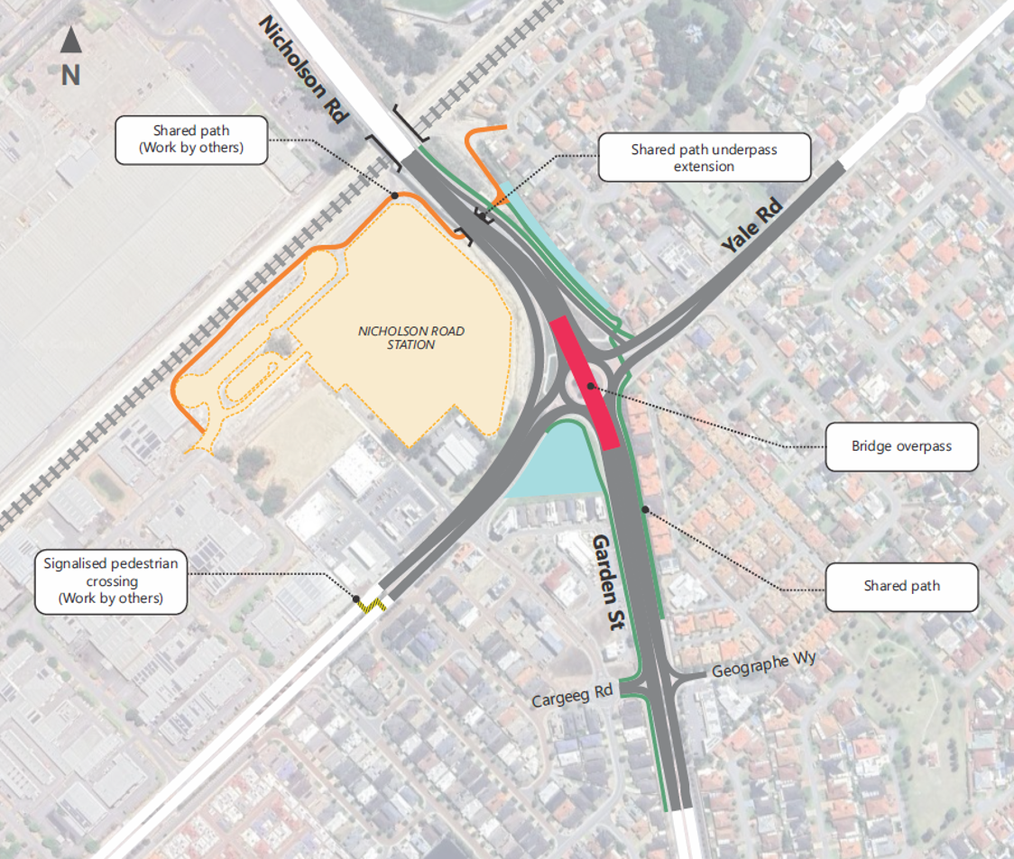 Nicholson Road, Garden Street and Yale Road Grade Separation | Main ...