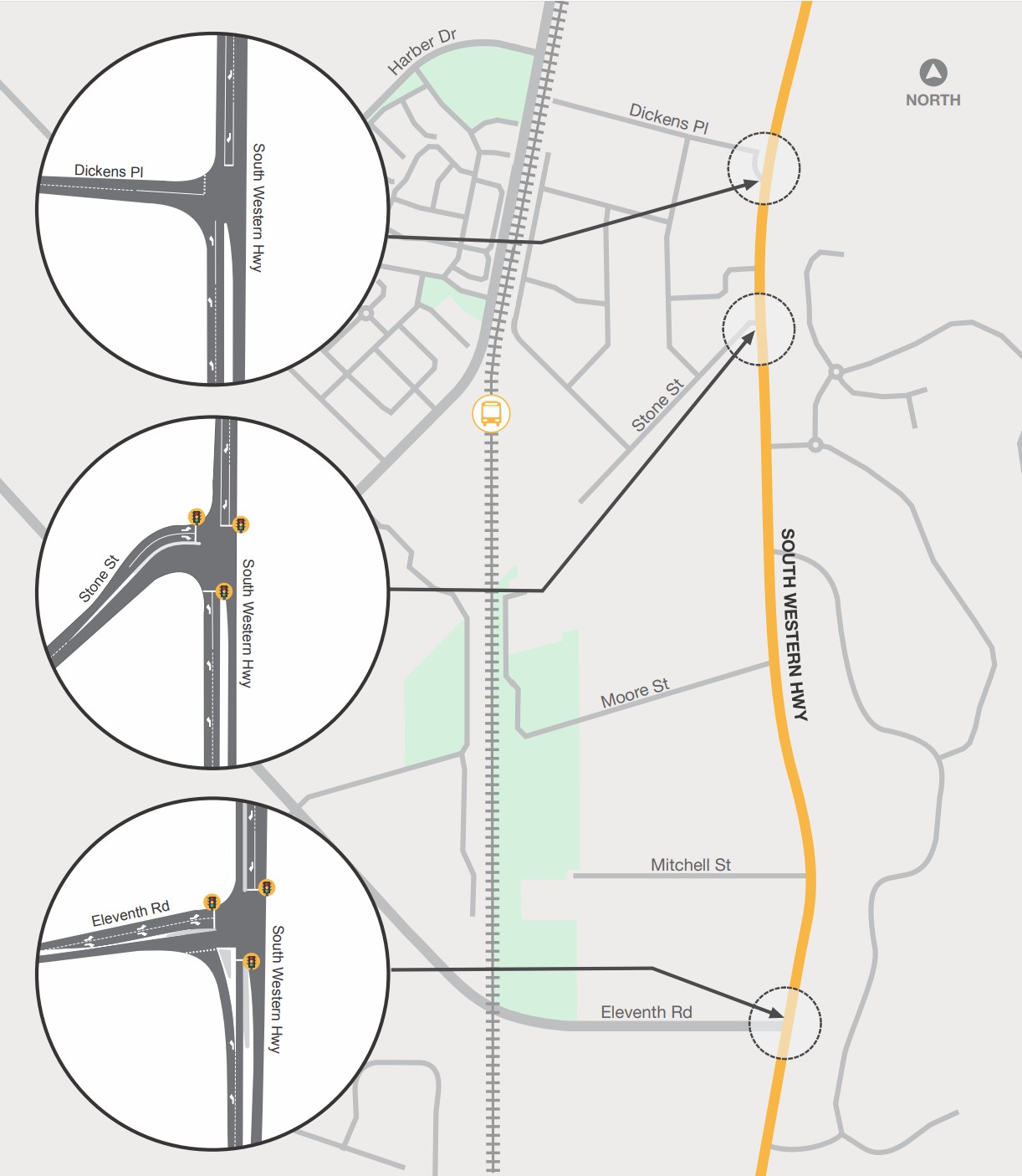 South Western Highway Intersection Upgrades Armadale | Main Roads ...