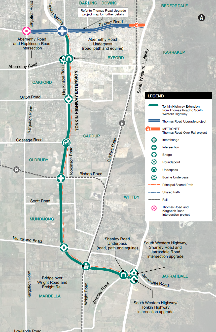 Tonkin Highway Extension and Thomas Road Upgrade | Main Roads Western ...