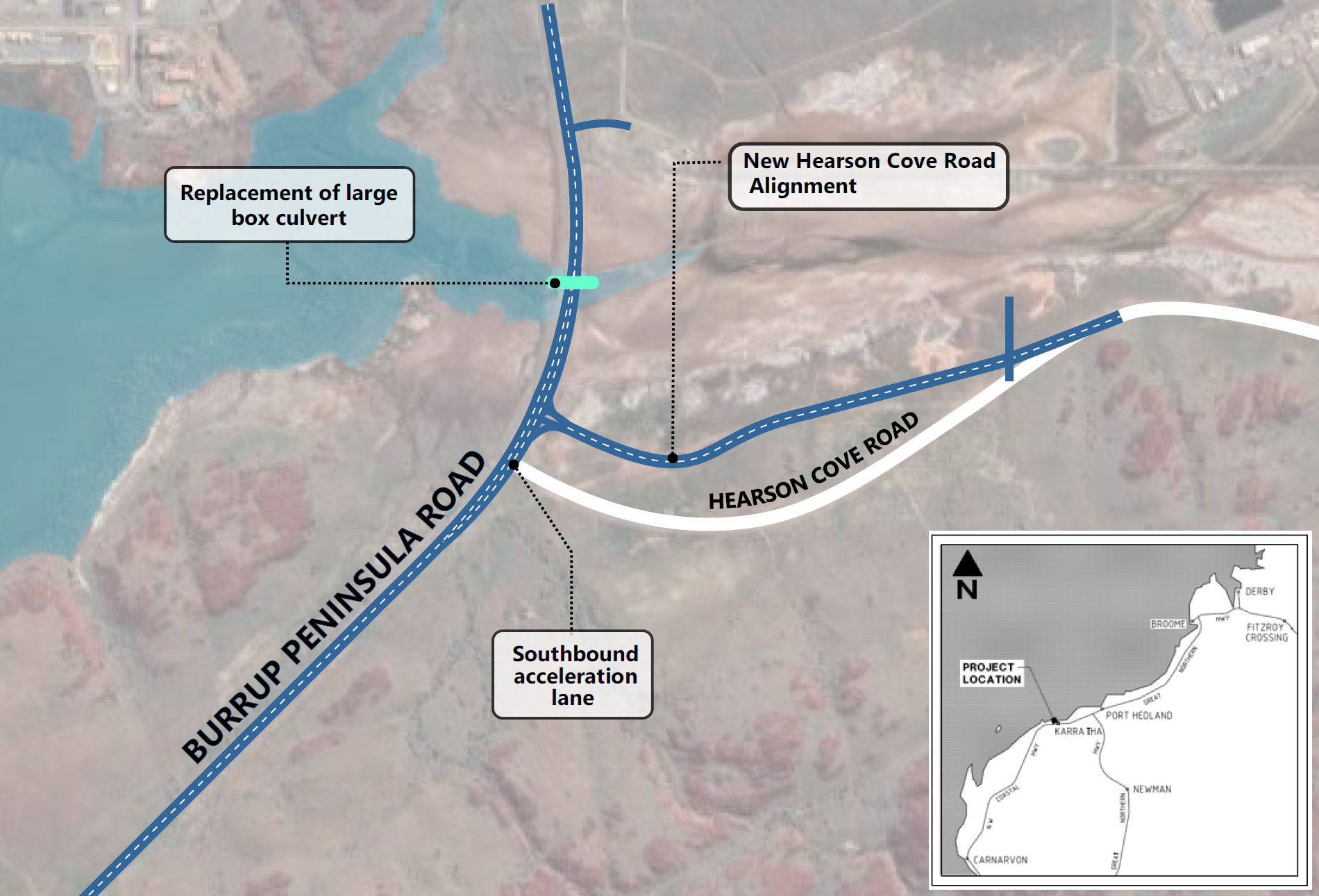 Burrup Peninsula Road and Hearson Cove Road Improvements | Main Roads ...