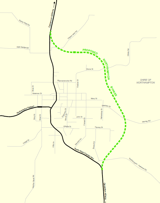 Northampton B ypass | Main Roads Western Australia