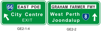 Guidelines for Direction Signs in the Perth Metropolitan Area | Main ...